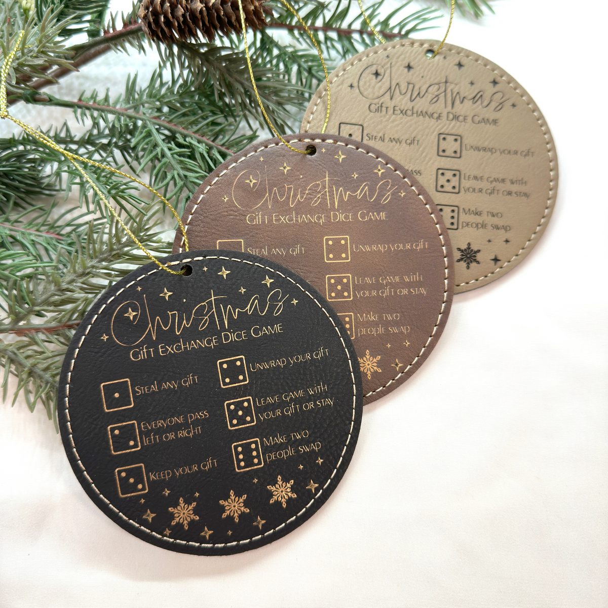 Dice Game Family Ornament – Holly and Liz
